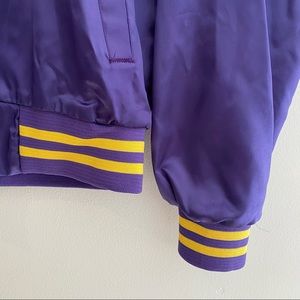 Chalkline | Jackets & Coats | Chalkline Satin Starter Lsu Bomber Jacket ...